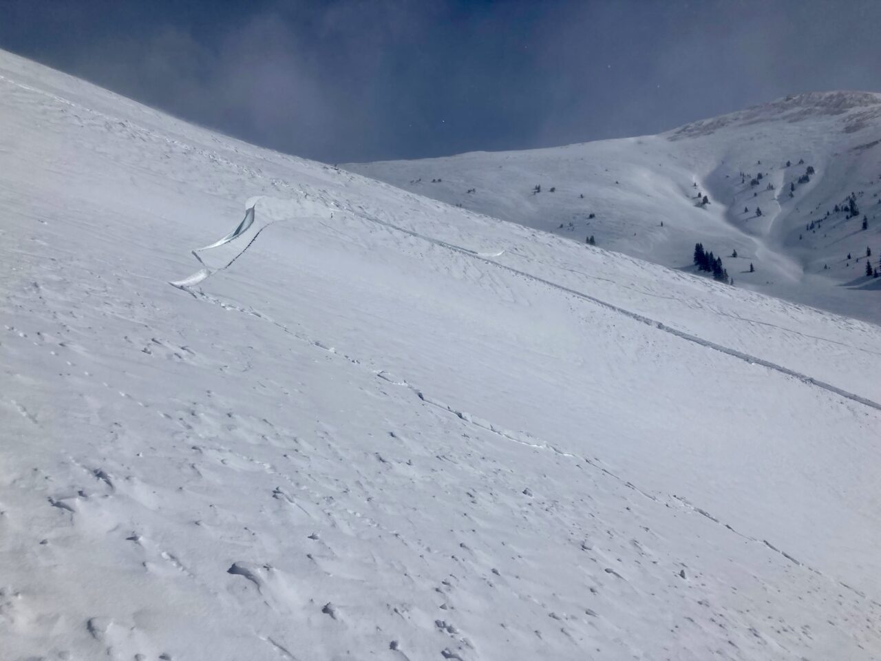 Wind Slabs Stepping Down | Crested Butte Avalanche Center